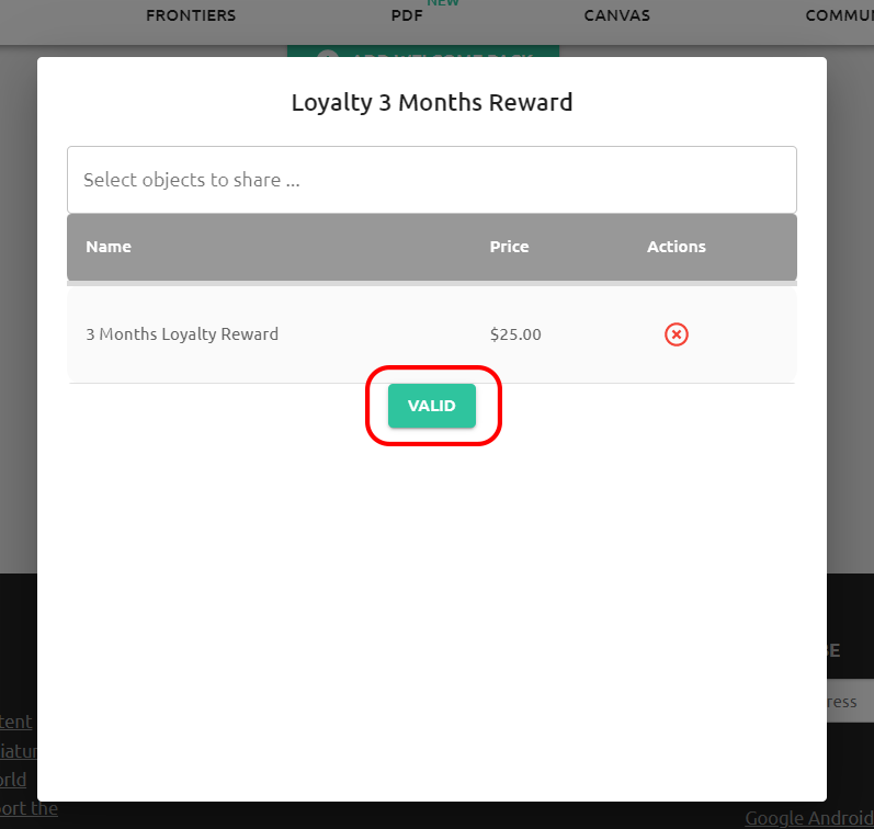 How to create & distribute Loyalty Rewards